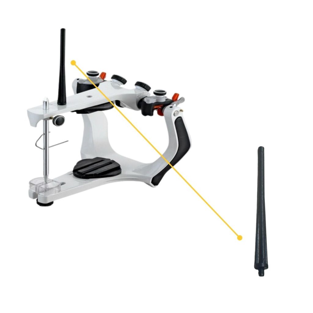 Pin Plástico de Soporte Superior para Articulador - Zavher - Casa Dental